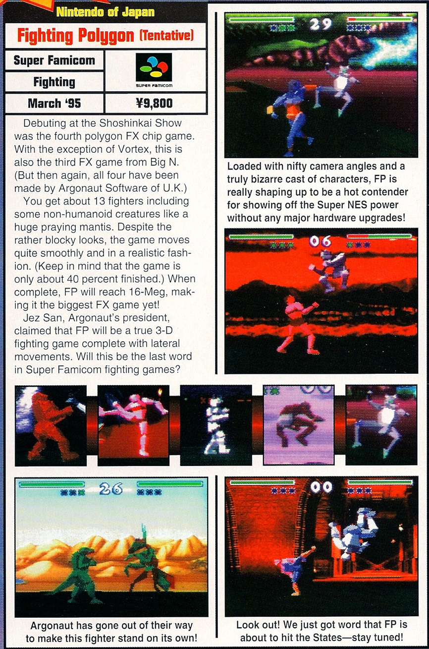 FX Fighter -Rage Quitter 87's Video Game Prototype Pages